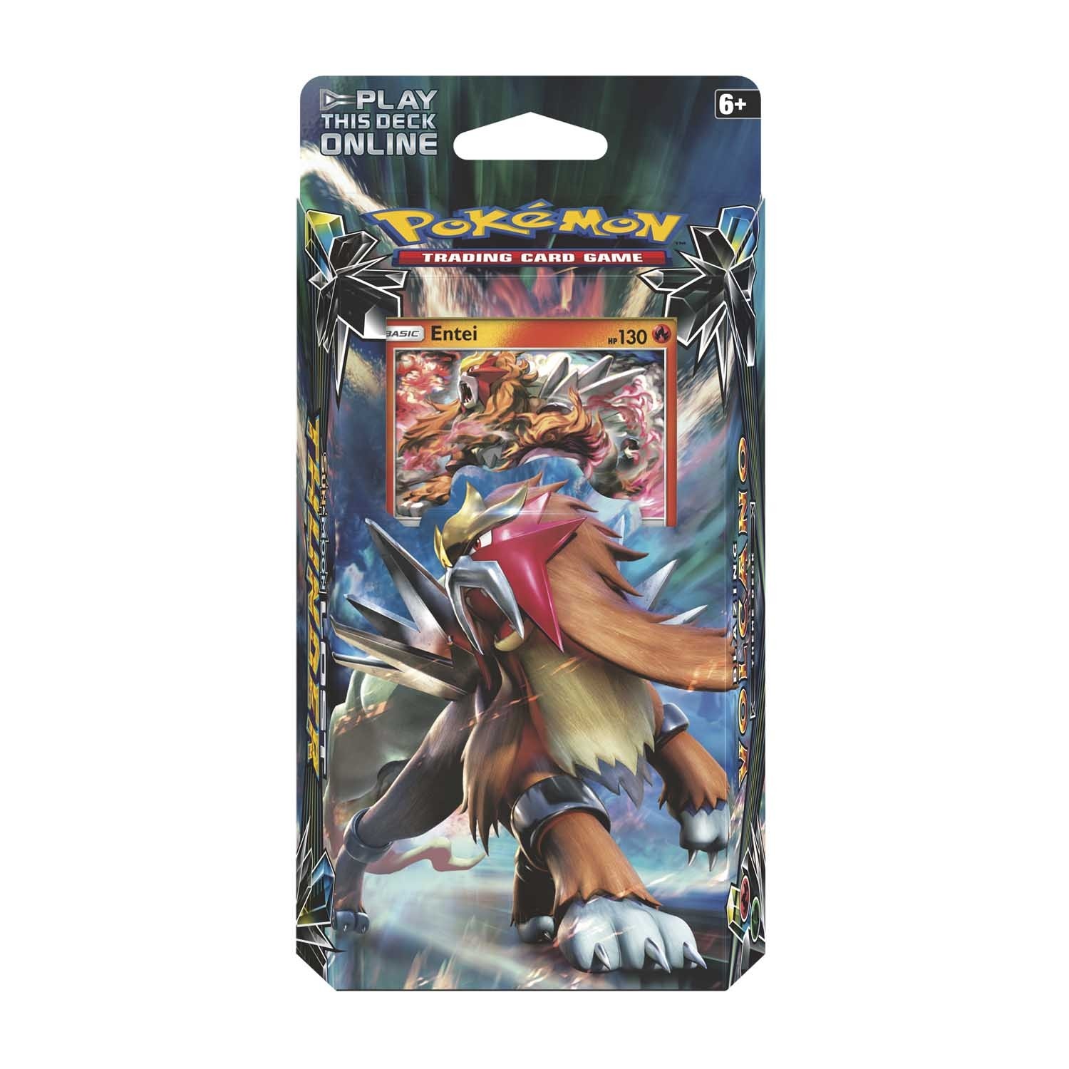 Pokemon TCG Sun & Moon #8 Sun & Moon-Lost Thunder Blazing Volcano Theme ...